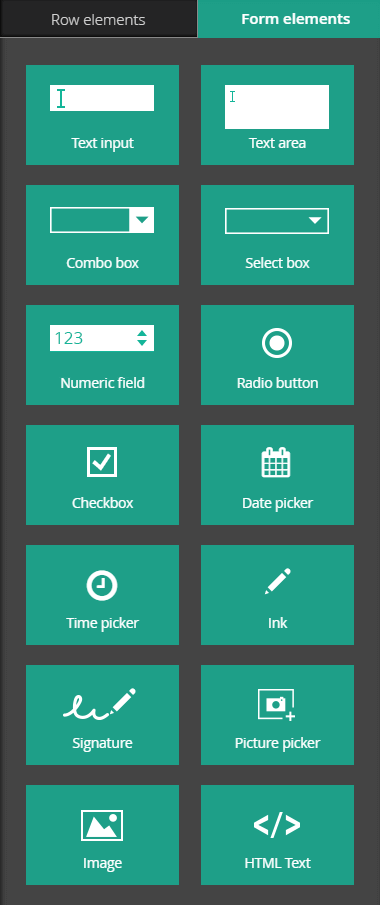 HybridForms Designer: Create form templates