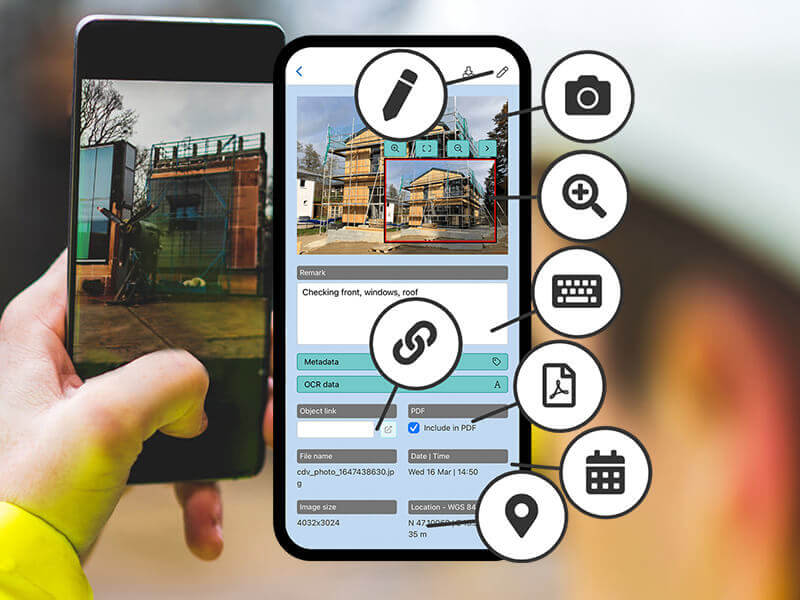 Photo documentation in the field with mobile App | HybridForms